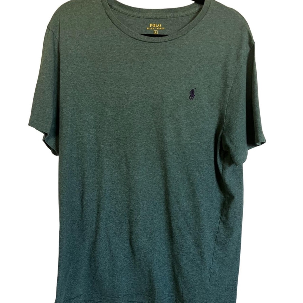 Polo Ralph Lauren Dark Green Custom Fit Shirt With Pu… - Gem